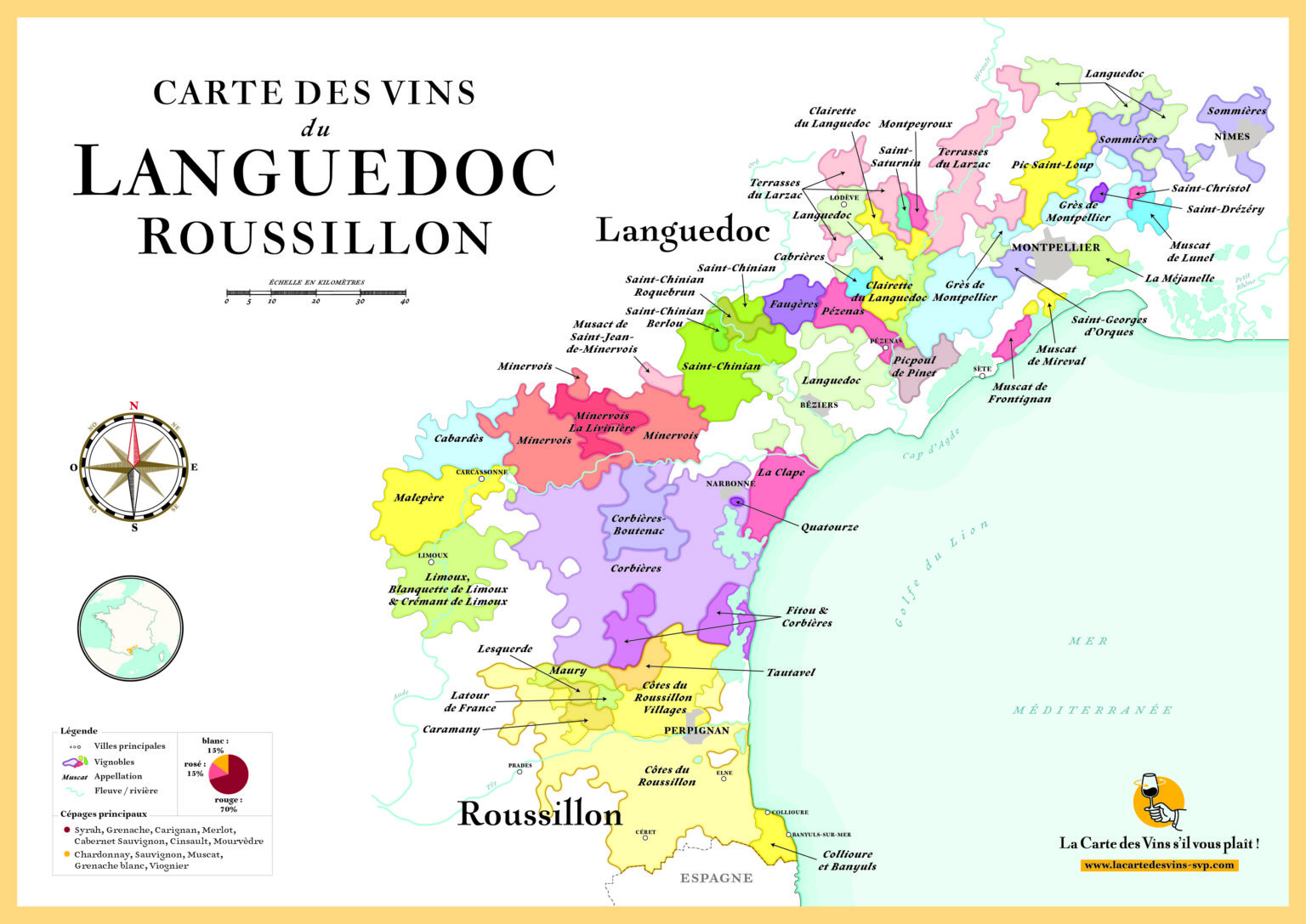Zoom sur la région Languedoc-Roussillon - Oenofeel